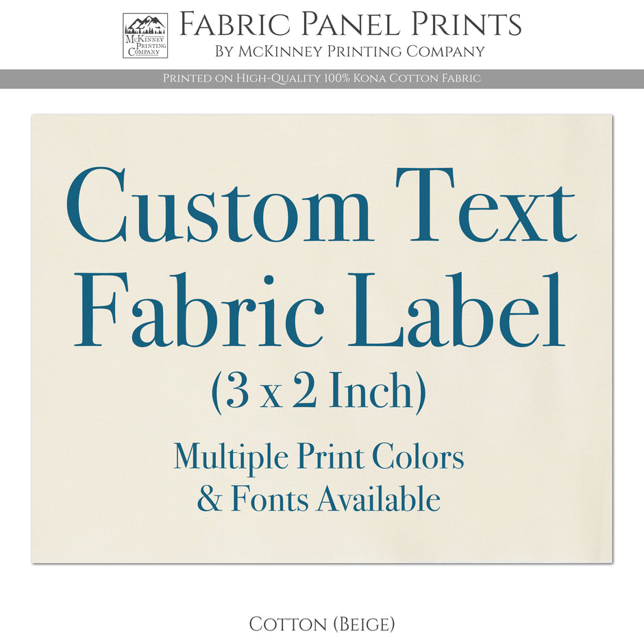 Quilt Labels – McKinney Printing Company