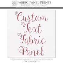 Custom Fabric - Panel, Labels, Memory Pillow, Quilt Labels for Quiltin ...