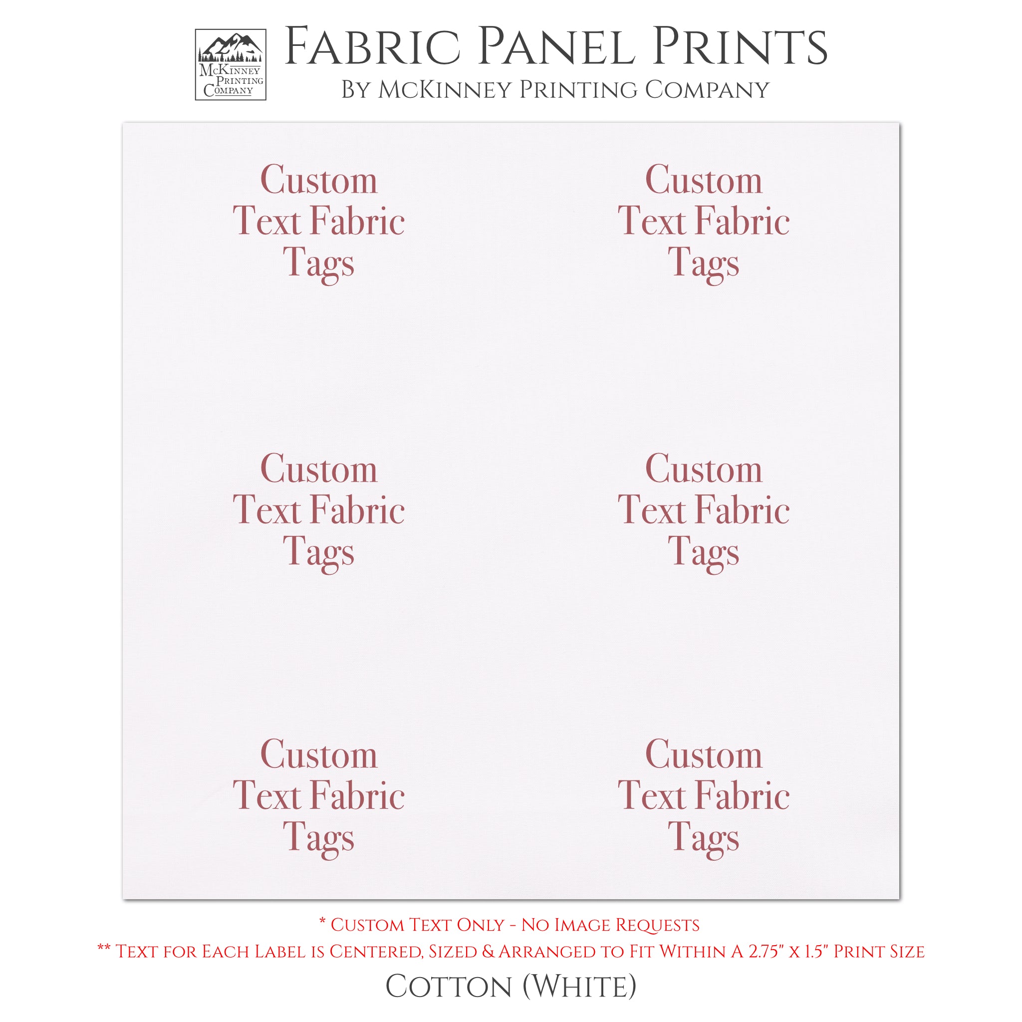 Quilt Labels - Sewing Tags, Custom | Personalized, Fabric for Quilting ...